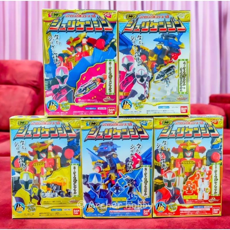 Minipla Shurikenjin 01 Ninninger ขบวนการนินนินเจอร์ (1 ชุด 5 กล่อง) มือ ...