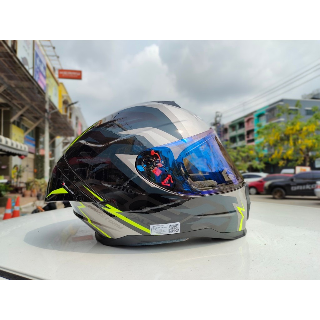 หมวกกันน็คเต็มใบ REAL FALCON ROBOTECH | Shopee Thailand