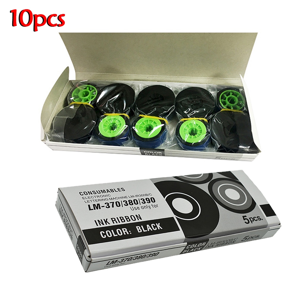 5Pcs Max INK RIBBON LM-IR300B compatible MAX LETATWIN Cable ID Printer ...