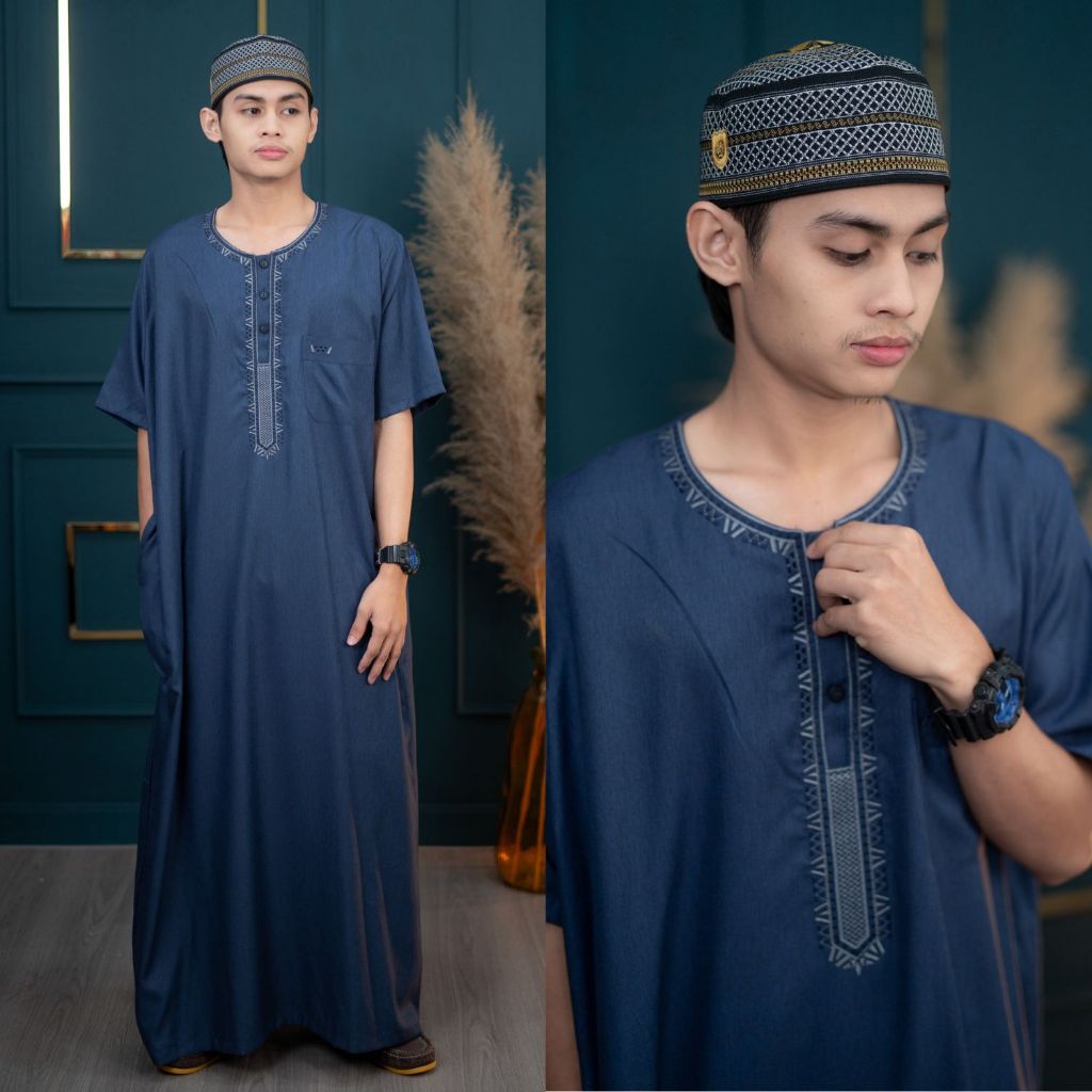 โต๊ปแขนสั่น แบรนด์อีกาฟ (คละลายปัก) AE56 รุสมีนีมุสลิม | Shopee Thailand