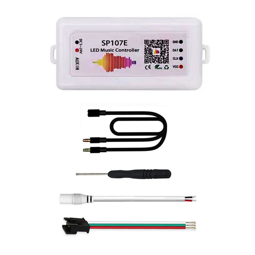 OneAudio SP107E ตัวควบคุมไฟ DC5V-24V Led RGB/RGBW สามารถระบุที่อยู่ราย ...