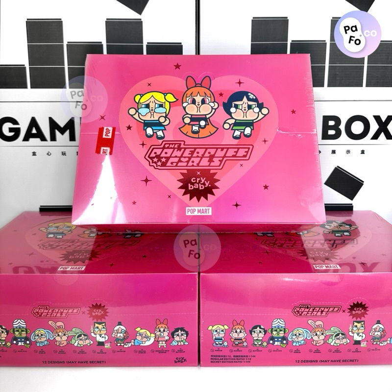 (ยกBOX) ของแท้พร้อมส่ง! CRYBABY × Powerpuff Girls Series ลิขสิทธิ์แท้ ...