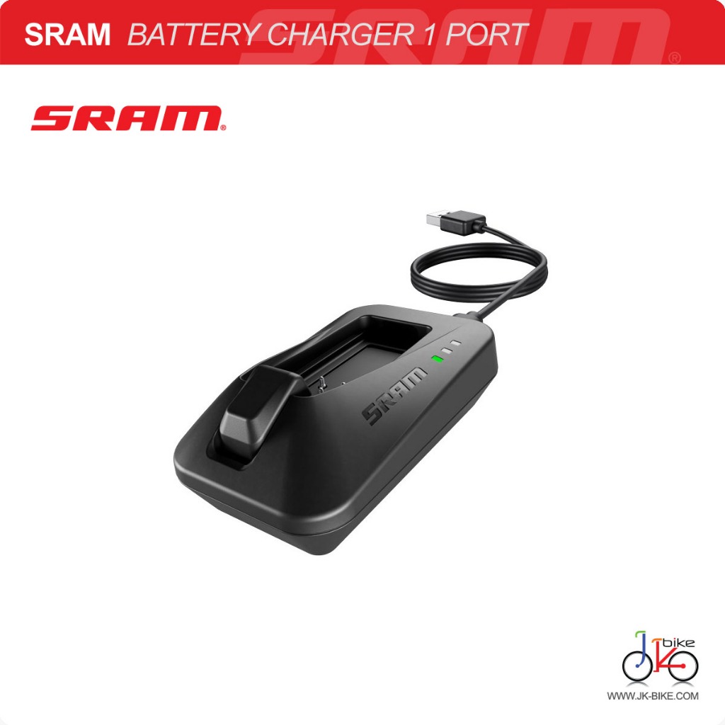 แท่นชาร์จแบตเตอรี่ SRAM 1 ช่อง พร้อมสาย USB SRAM BATTERY CHARGER 1 PORT ...