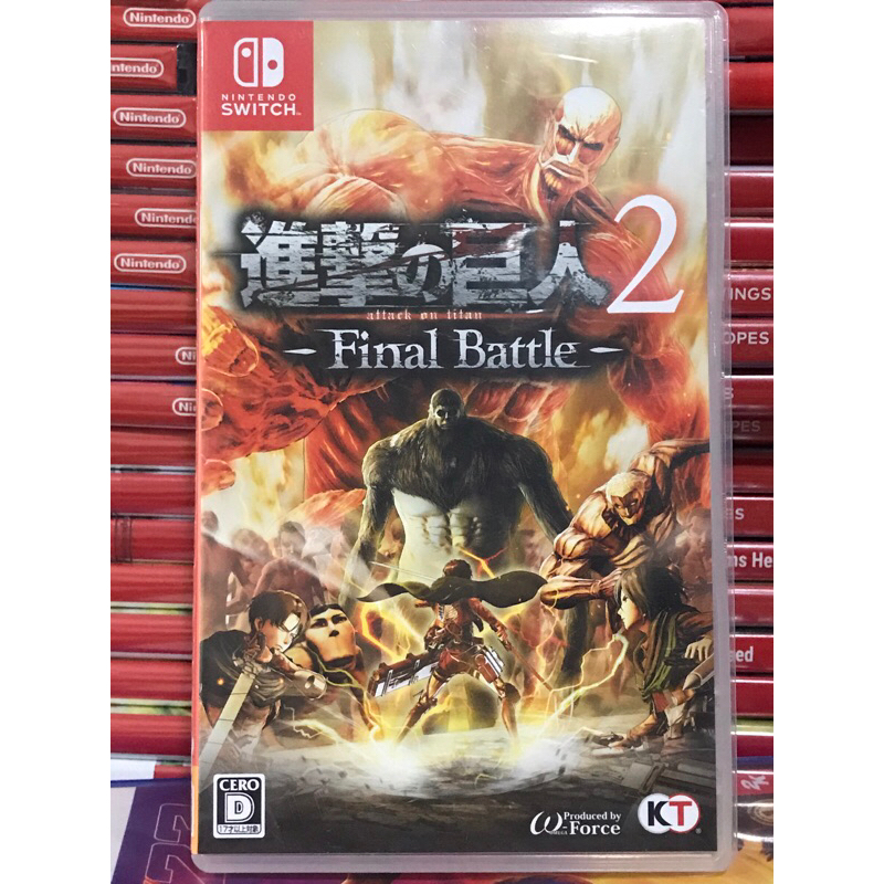Attack on titan 2 Final Battle Nintendo Switch A.O.T. A.O.T.2 AOT2 ผ่าพิภพไททัน (มือ2) (หายากมาก ...