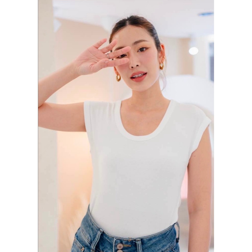 [พิมพ์โค้ด TPZWKCC ลด 60.- ] B298 เสื้อยืดทรงเบสิคที่ต้องมีติดตู้ จะใส่ ...