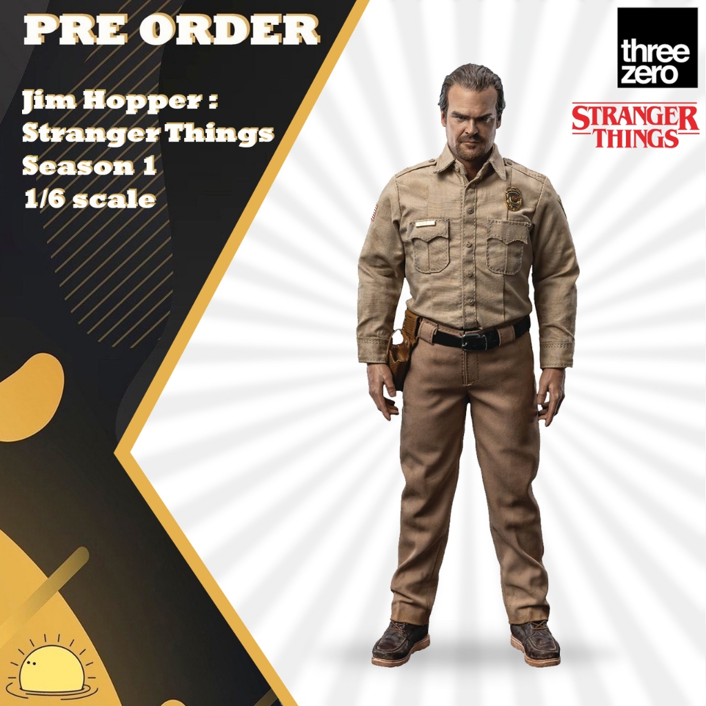 Pre-order ThreeZero Jim Hopper: Stranger Things Season1 1/6 scale ...