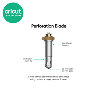 Cricut Basic Perforation Blade+QuickSwap Housing หัวตัดทำรอยปรุสำหรับฉีกพร้อม Housing ใช้กับ ...