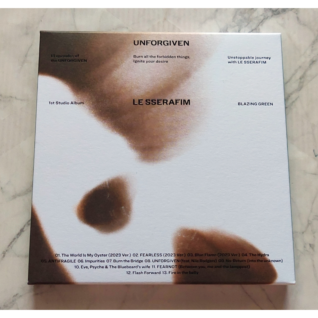 อัลบั้ม LE SSERAFIM - UNFORGIVEN Album เวอร์ COMPACT ปก Yunjin แกะแล้ว ...