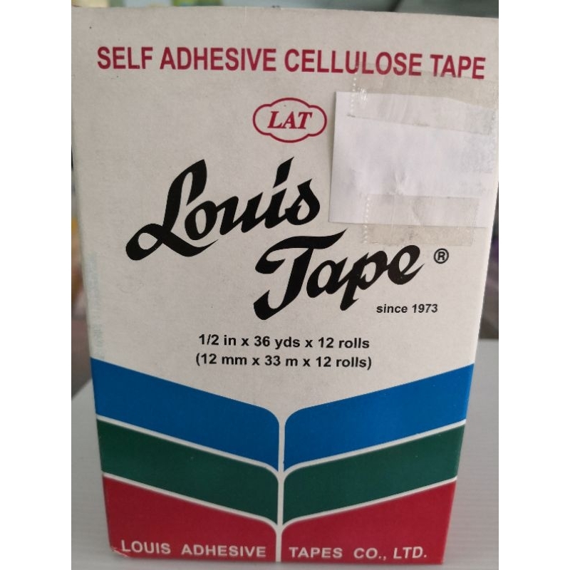 เทปใสLouis Tape ขนาด1/2นิ้ว | Shopee Thailand