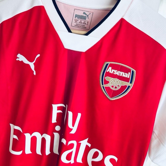เสื้อแท้ Arsenal x Puma 2016-2017 Home มือ2 พร้อมส่ง | Shopee Thailand