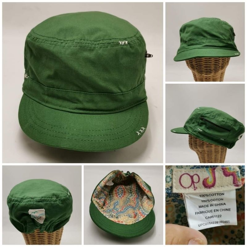OP Ocean Pacific cap หมวกสีเขียวทหาร | Shopee Thailand