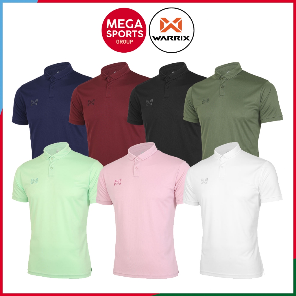 WARRIX เสื้อโปโล วอริกซ์ รุ่น PIQUE II รหัส 222PLACL31 | Shopee Thailand