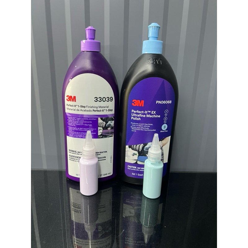 น้ำยาขัดสี3M 33039(ขัดone step) 06068 (ขัดเงา)ขนาด30ml | Shopee Thailand