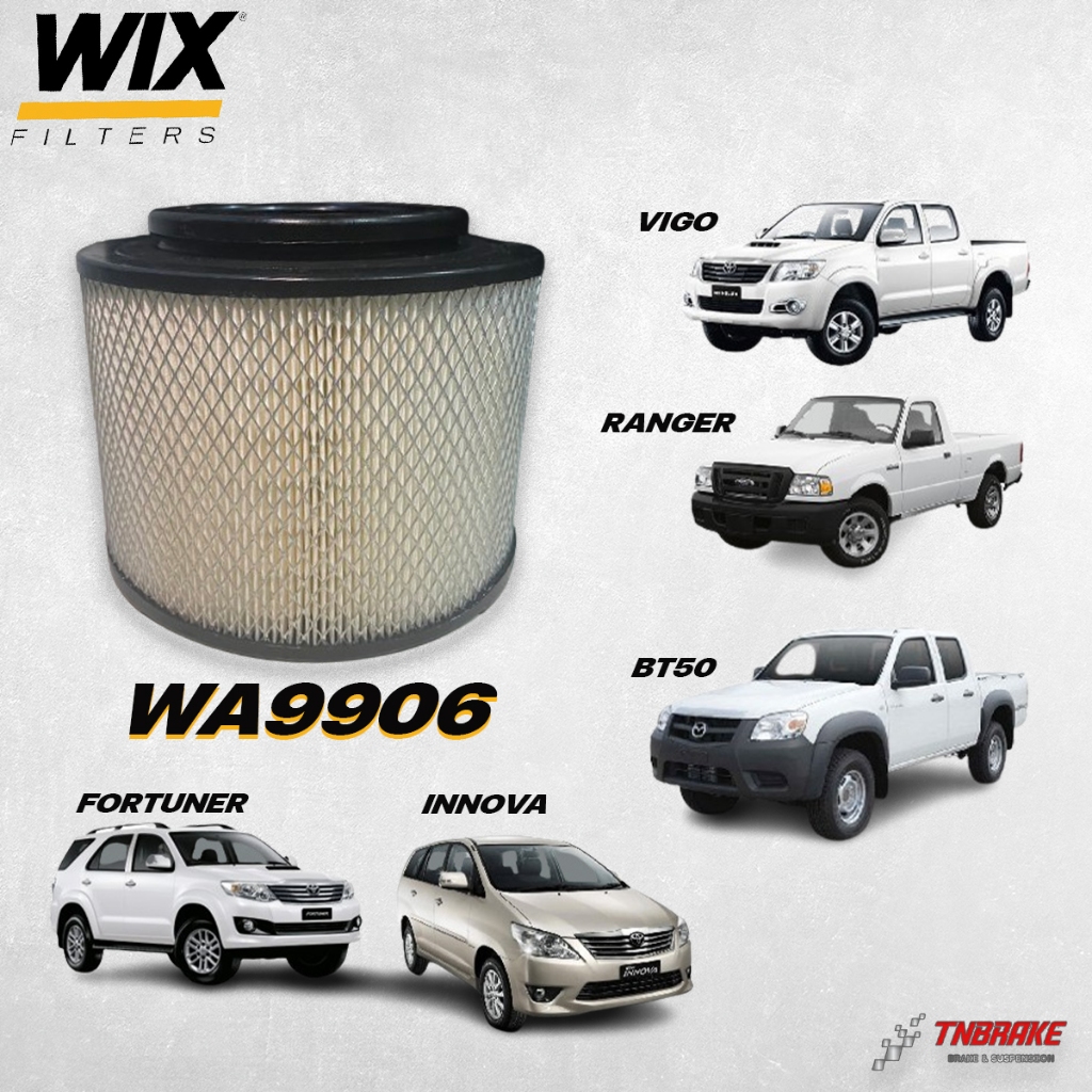 WIX กรองอากาศ TOYOTA VIGO FORTUNER INNOVA วีโก้ ฟอร์จูนเนอร์ Ford ...