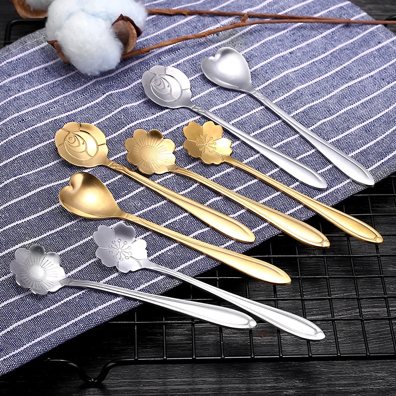 ShopAt.Two[ST-3015] ช้อนสแตนเลส 410 ช้อนชงกาแฟ ช้อนขนมหวาน | Shopee ...