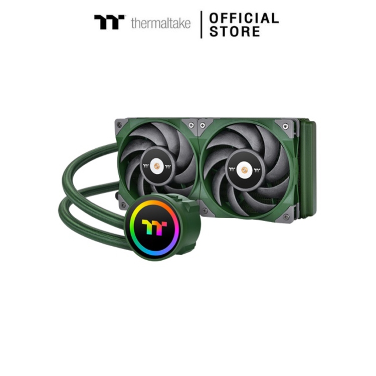 THERMALTAKE TOUGHLIQUID 240 ARGB SYNC RACING GREEN AIO LIQUID COOLER ...