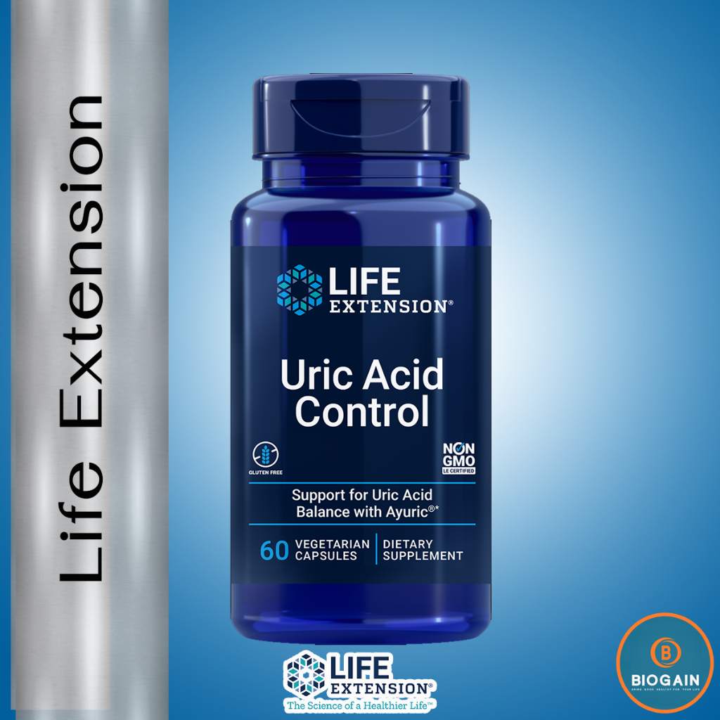 Life Extension Uric Acid Control / 60 Vegetarian Capsules | Shopee Thailand