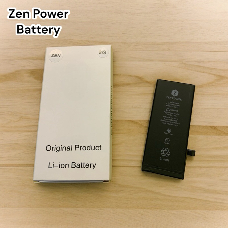 Zen power Battery แบตเตอรี่ เพิ่มความจุ 1821mAh ใช้สำหรับ 8g ฟรีชุดไข ...