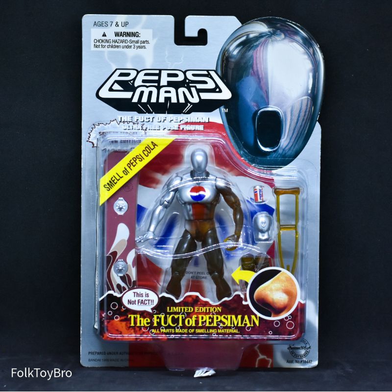Pepsiman Ultra Free Pose Figure LIMITED EDITION The FUCT of PEPSIMAN ...