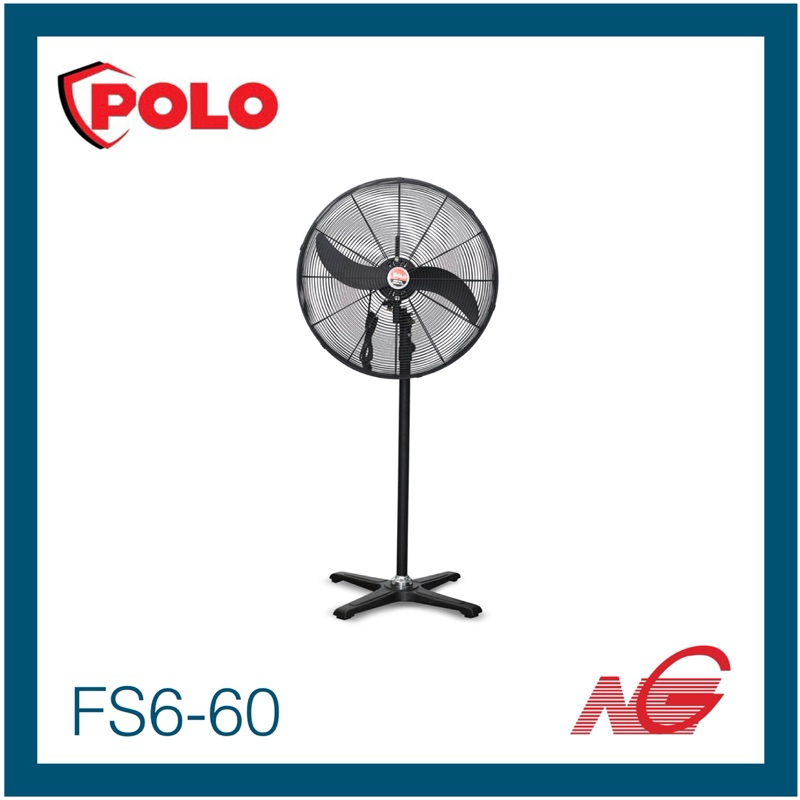 POLO โปโล พัดลมอุตสาหกรรมตั้งพื้น 24 นิ้ว รุ่น FS6-60 | Shopee Thailand