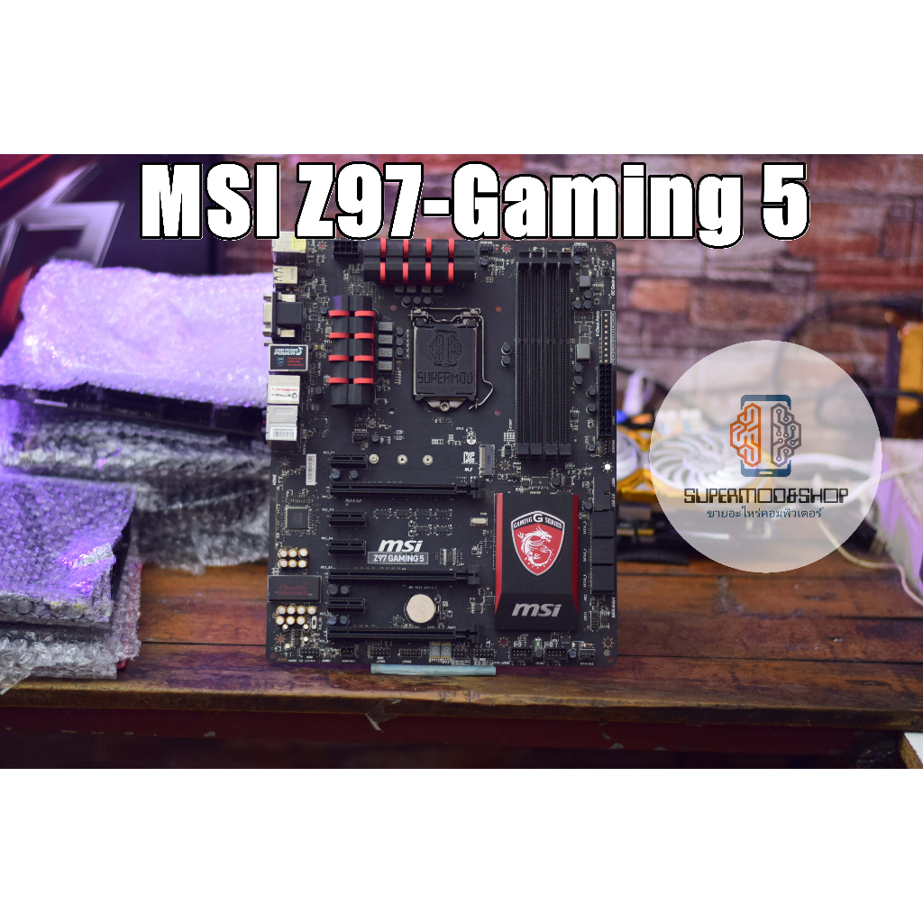 เมนบอร์ดแรร์ MSI Z97-Gaming 5 [เจน4][1150][มือสอง] | Shopee Thailand