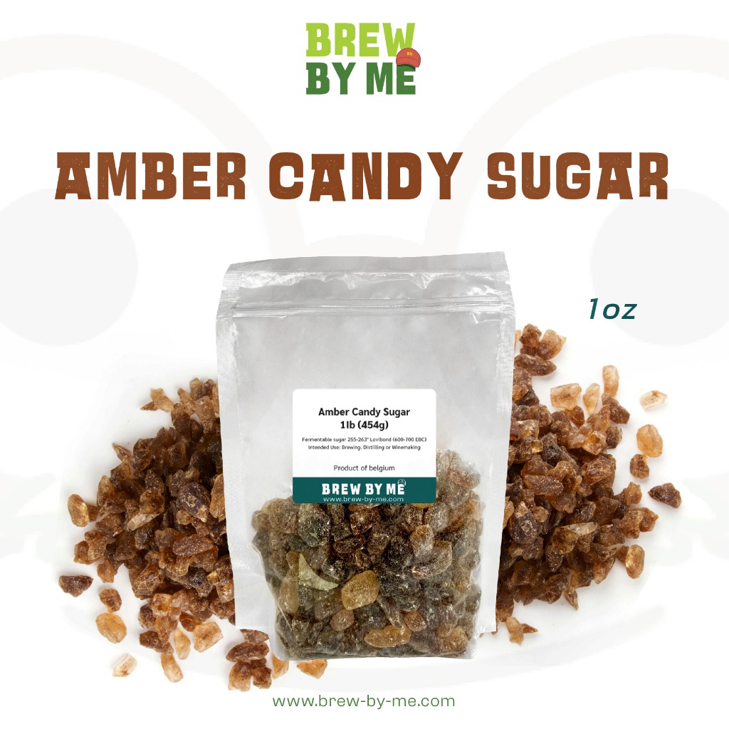 Amber Candy Sugar ขนาด 1 ปอนด์ (454 กรัม) เพิ่มรสชาติ ทำเบียร์ | Shopee ...