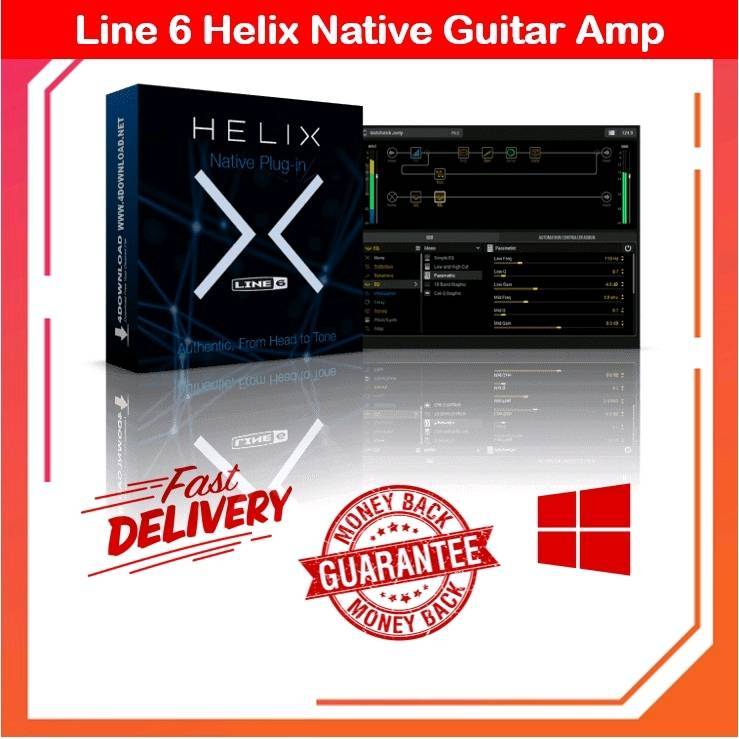Line 6 Helix Native Guitar Amp | For Windows x64 | Full Version | Shopee Thailand