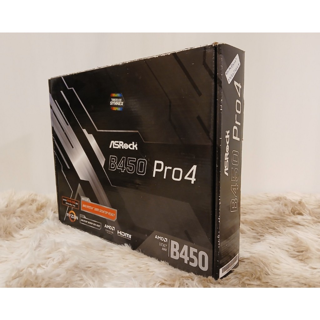 MAINBOARD (เมนบอร์ด) AM4 ASROCK B450 PRO4 | Shopee Thailand
