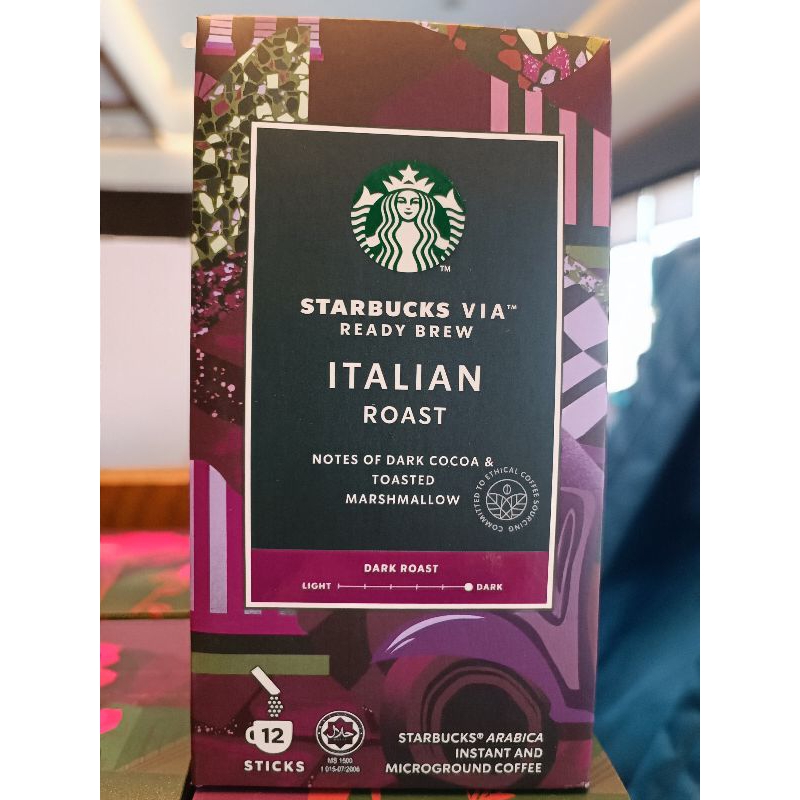 สตาร์บัค ส์เวีย Starbucks VIA (Dark Roast) หมดอายุ 13 ต.ค.. 2567 ...