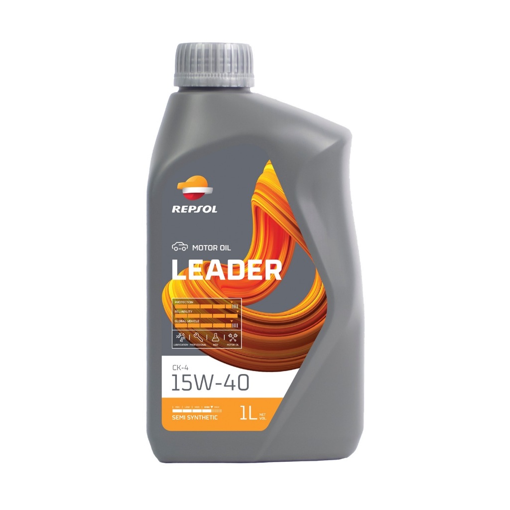 น้ำมันเครื่อง Repsol Leader CK-4 10W30 และ 15W40 ขนาด 1L | Shopee Thailand