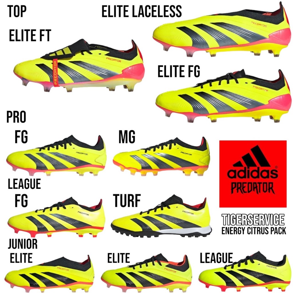 Adidas Predator Energy Citrus Pack รองเท้าฟุตบอล อดิดาส สีใหม่ มือ1 ของ ...