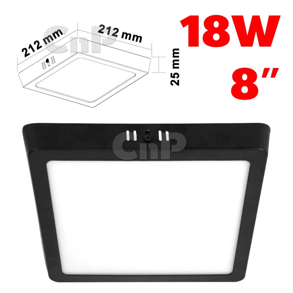 SYLVANIA โคมไฟดาวน์ไลท์ ติดลอย 6 นิ้ว (6") 8 นิ้ว (8") Panel LED 12W 18W ซีลวาเนีย รุ่น BRAVO ...