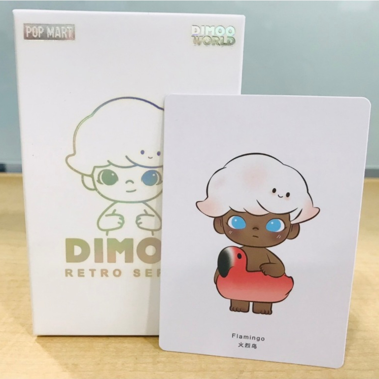 POPMART Dimoo World Retro Series Flamingo | Shopee Thailand
