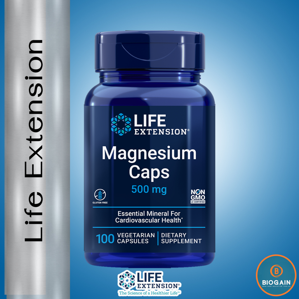 Life Extension Magnesium Caps 500 mg / 100 Capsules | Shopee Thailand