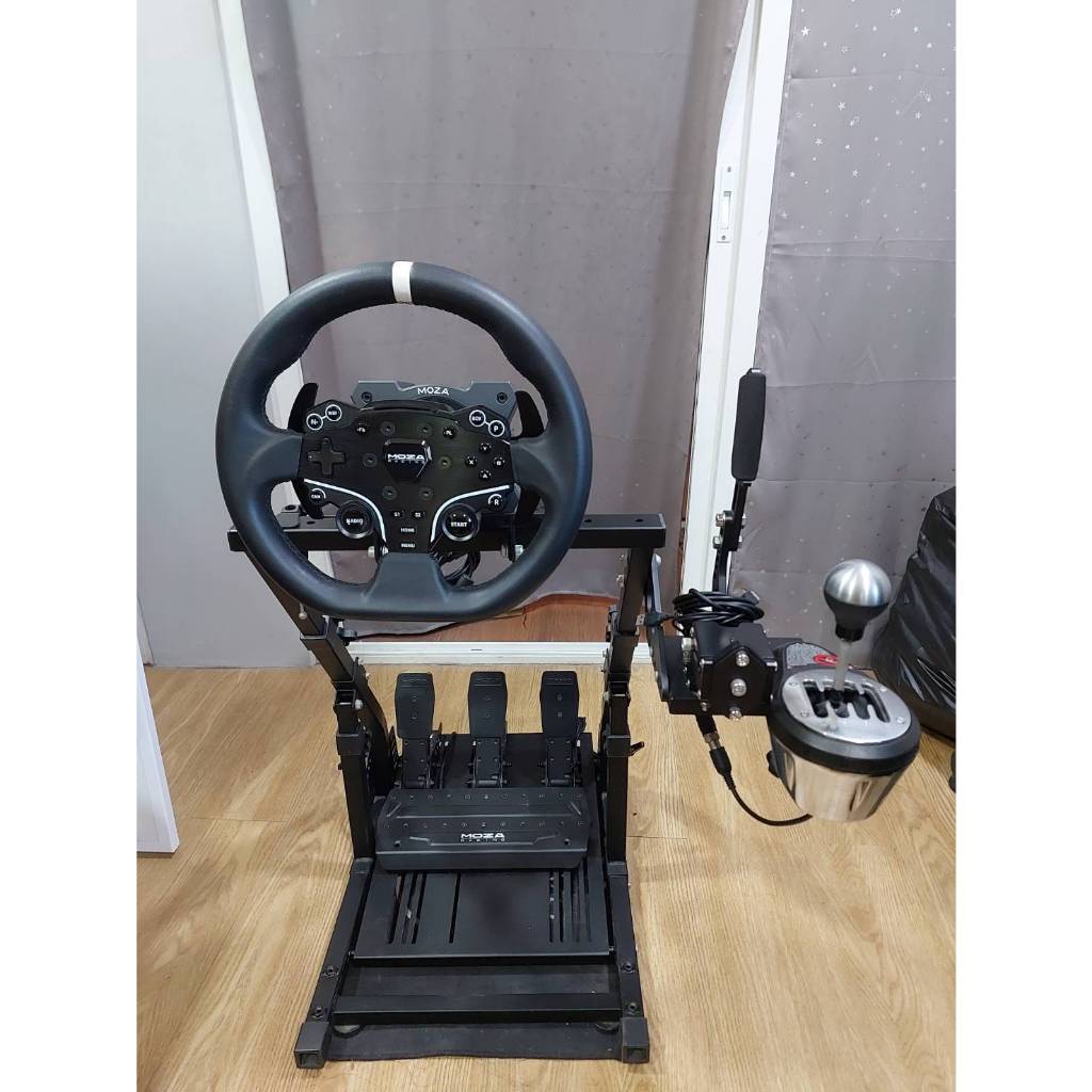 Moza R5 Bundle+TH8A+handbrake Analog+Cockpit Stand | Shopee Thailand