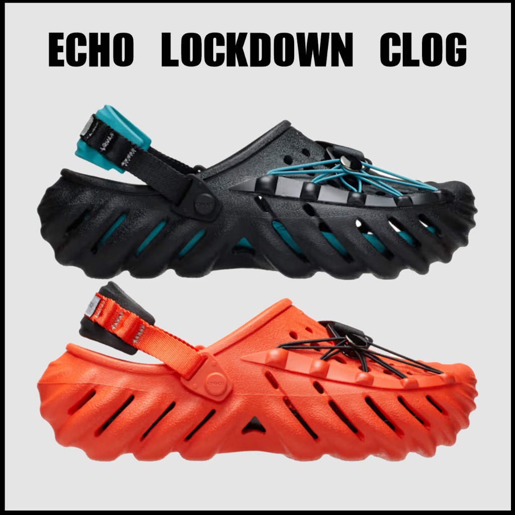 🇰🇷CROCS Echo Clog /ECHO LOCKDOWN CLOG รองเท้าลำลองผู้ใหญ่ -พรีออเดอร์ ...