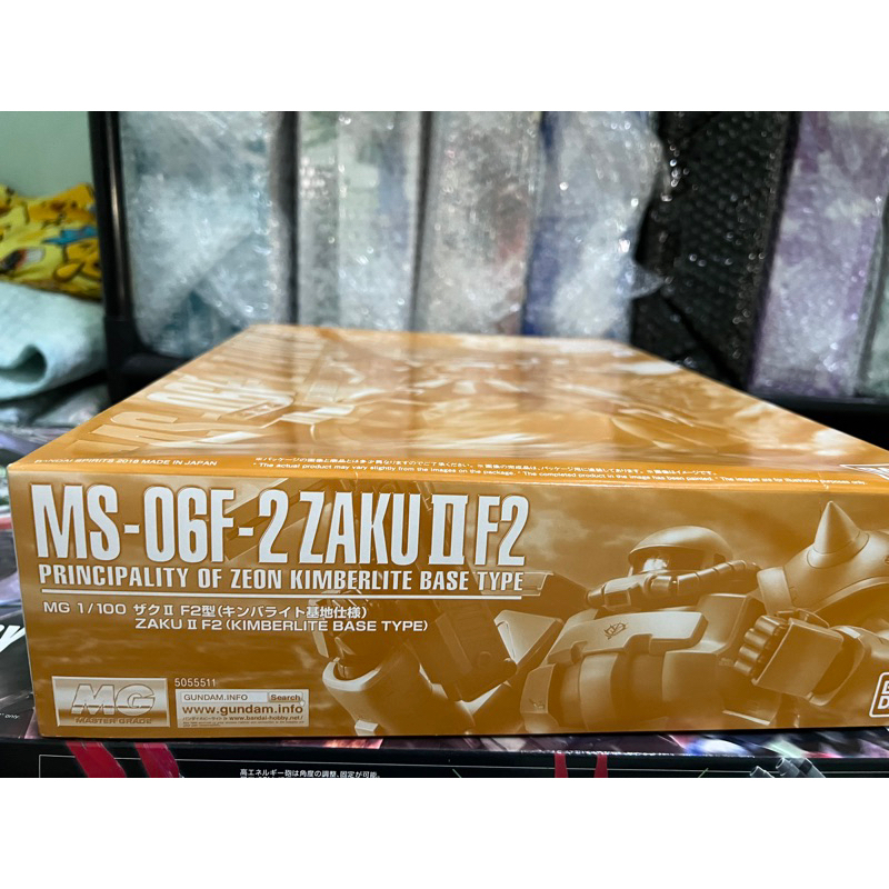 [P-BANDAI]:MG 1/100 MS-06F-2 ZAKU II F2 (KINBAREID FORCES) | Shopee Thailand