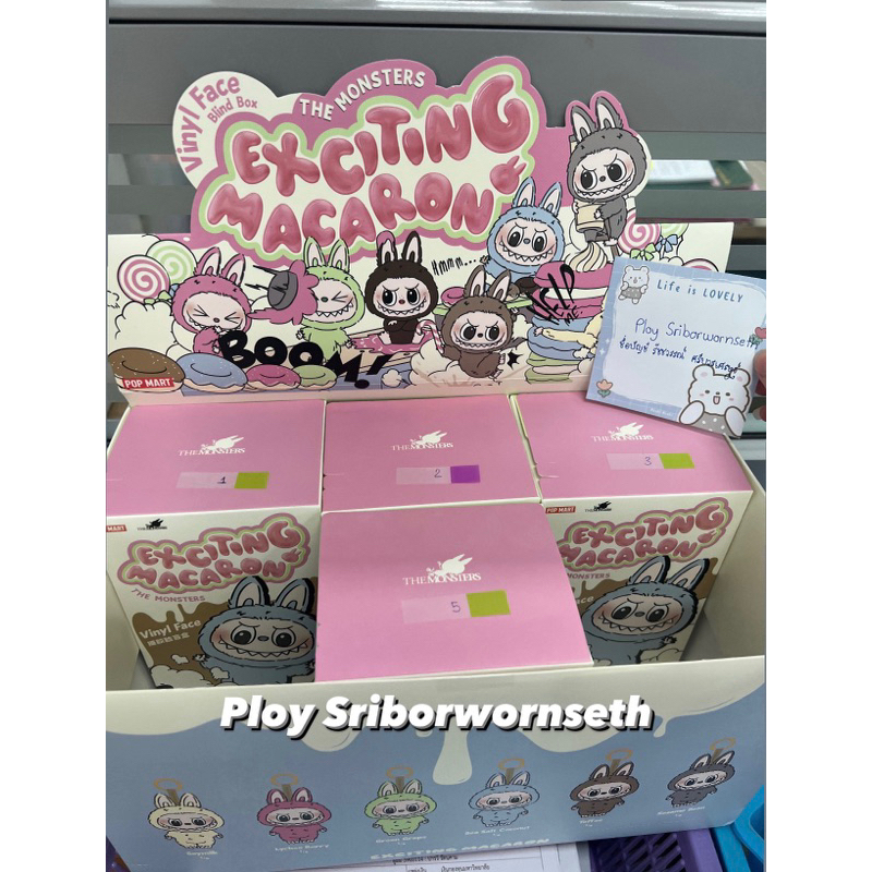 (มีโค้ดลด 100฿) Labubu macaron เปิด box ใหม่ลุ้นซีเคร็ท พร้อมส่ง🎉 ...