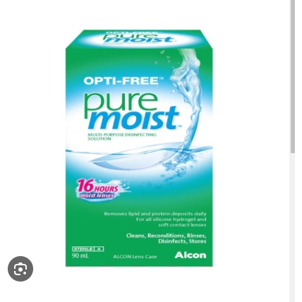 Alcon Opti-Free Pure Moist น้ำยาแช่คอนแทคเลนส์ 90/300 ml. | Shopee Thailand
