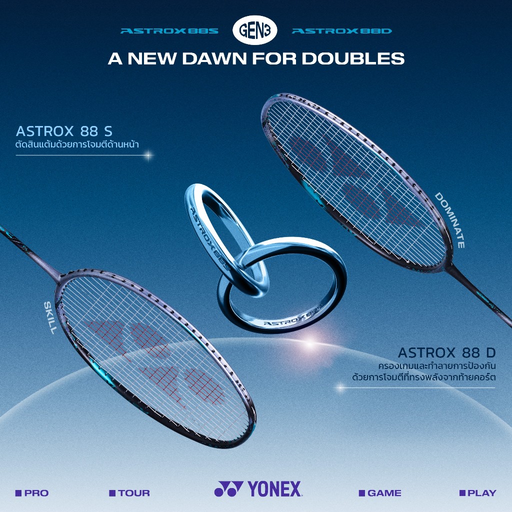 🔥(รุ่นใหม่ล่าสุด Gen3)🔥🏸 YONEX ASTROX 88 D PRO Gen 3🏸 ไม้ของ วิว กุล ...
