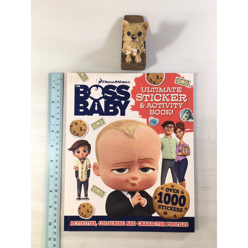 Boss Baby Activities, Colouring and Sticker Book หนังสือภาษาอังกฤษ (มือ ...