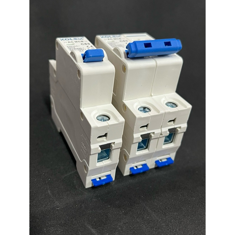 KOLEM AC MCB เซอร์กิตเบรกเกอร์ AC 1P 2P อย่างดี | Shopee Thailand