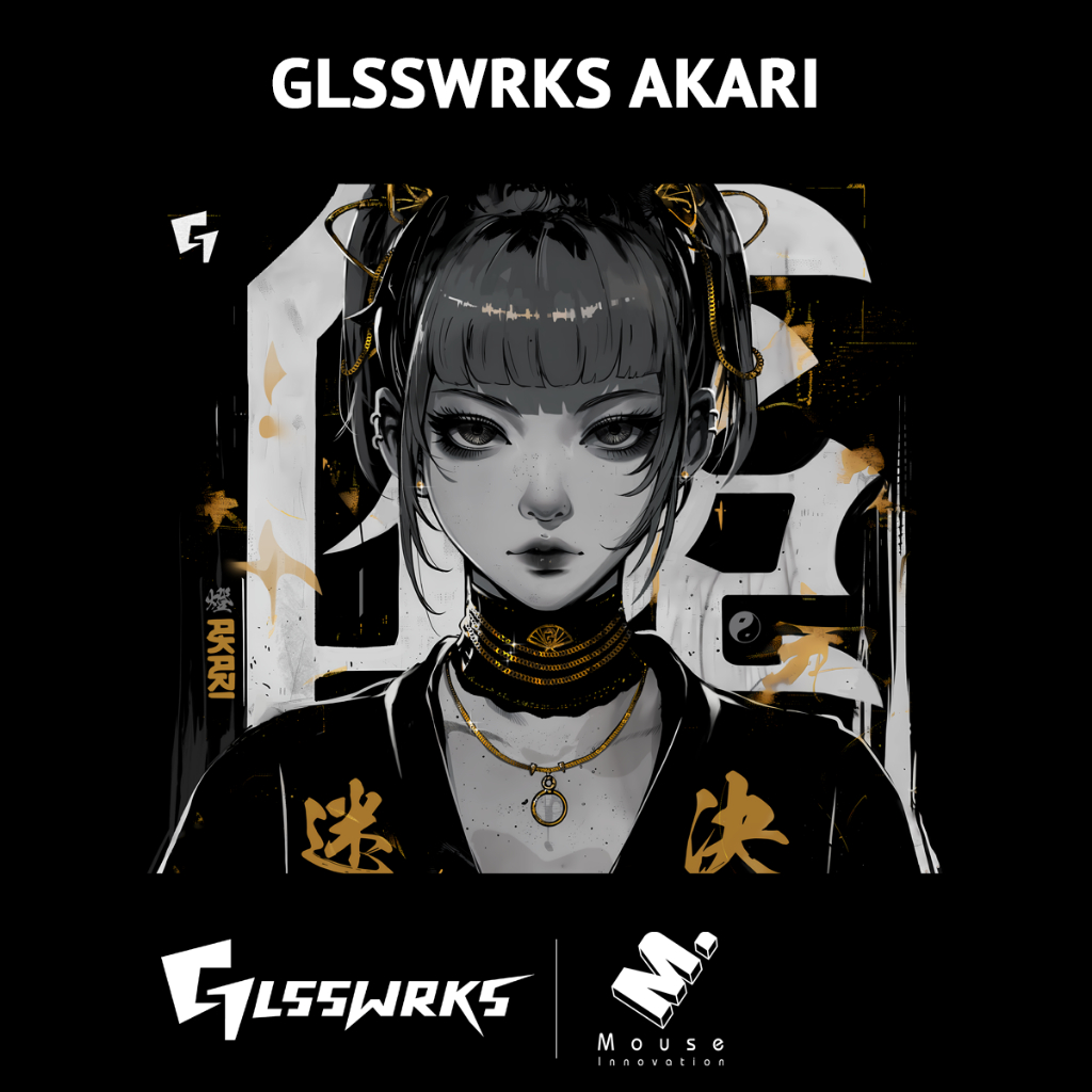 [พร้อมจัดส่ง] แผ่นรองเมาส์ GLSSWRKS รุ่น Akari (Limited Drop) | Shopee Thailand