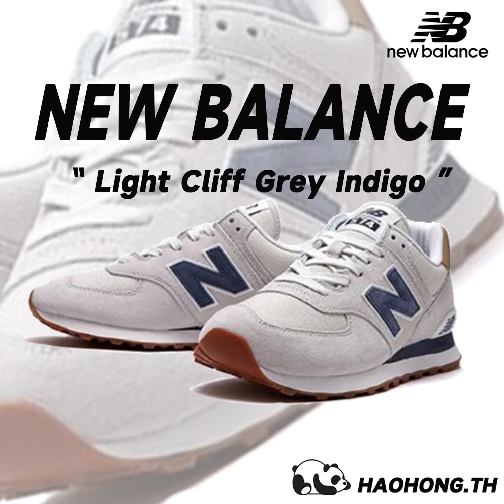 New Balance 574 NB574 Light Cliff Grey Indigo ML574LGI นิวบาลานซ์ ...