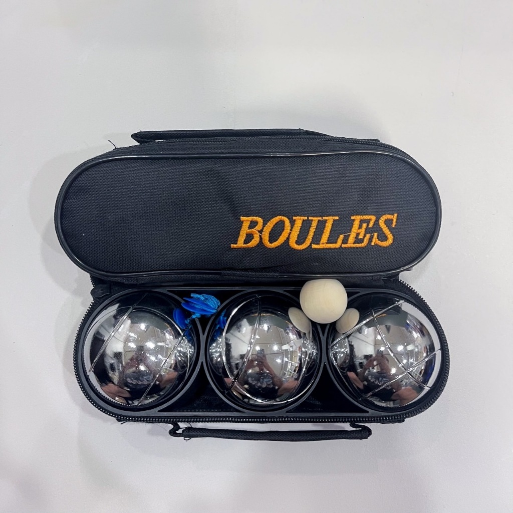 Boules เปตอง ลูกเปตอง เบตองของแท้ เปตองคละลาย แถมฟรีกระเป๋า+ลูกแกน ชุด ...