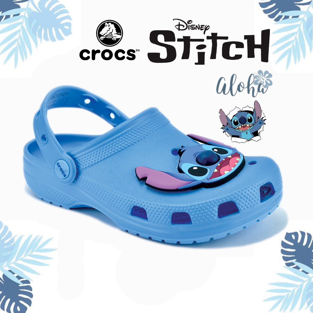 CROCS x Stitch Clog - Blue (Limited Edition) มีครั้งเดียว รองเท้าคร็อค ...