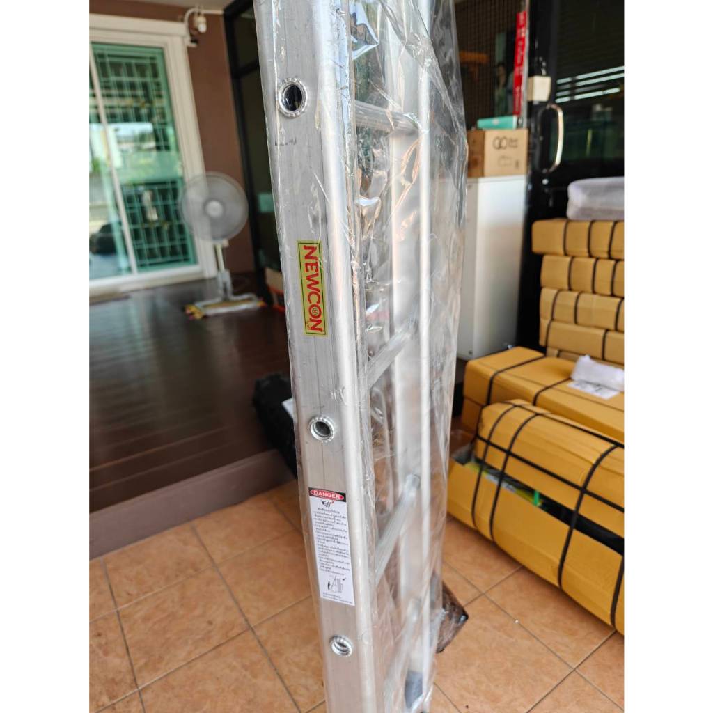 บันไดสไลด์ บันไดพาด บันไดอลูมิเนียม NEWCON 5-7 ฟุต หนา2มิล | Shopee ...