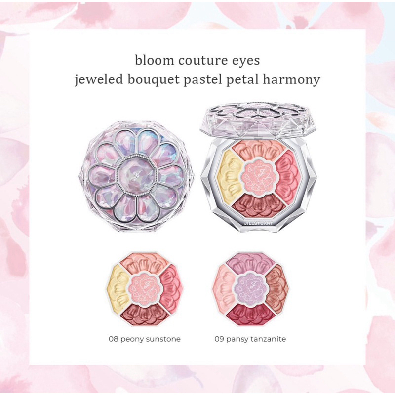 JILL STUART Bloom Couture Eyes Jeweled Bouquet Pastel Petal Harmony อาย ...