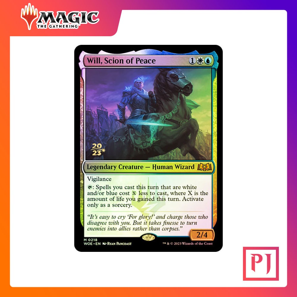 [MTG] Will, Scion of Peace (Prerelease) [WOE] [MULTI] [MYTHIC] [FOIL ...