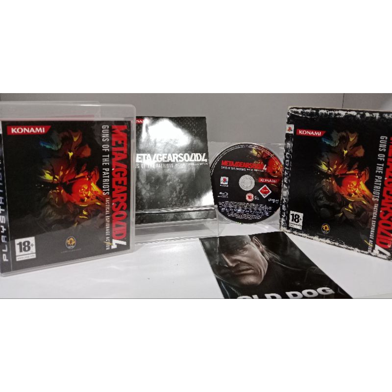แผ่นเกมส์ Ps3 - Metal Gear Solid 4 : Guns of The Patriots (Playstation ...